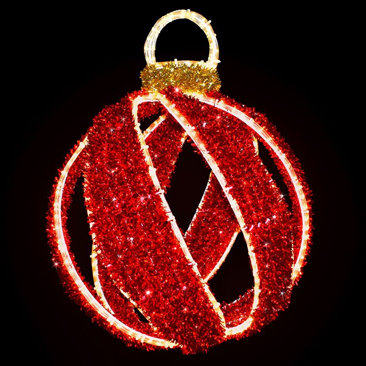 30" Spiral Ornament Light Display - Display Sales