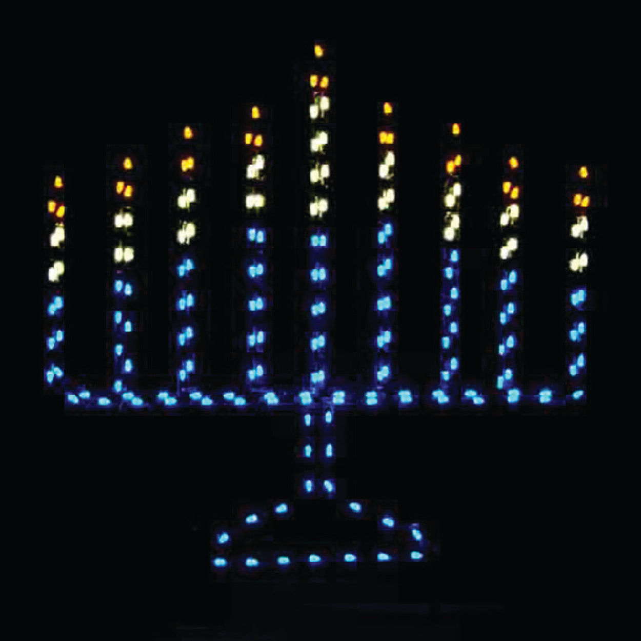 6' Menorah Ground Mount Hanukkah Decoration | Display Sales