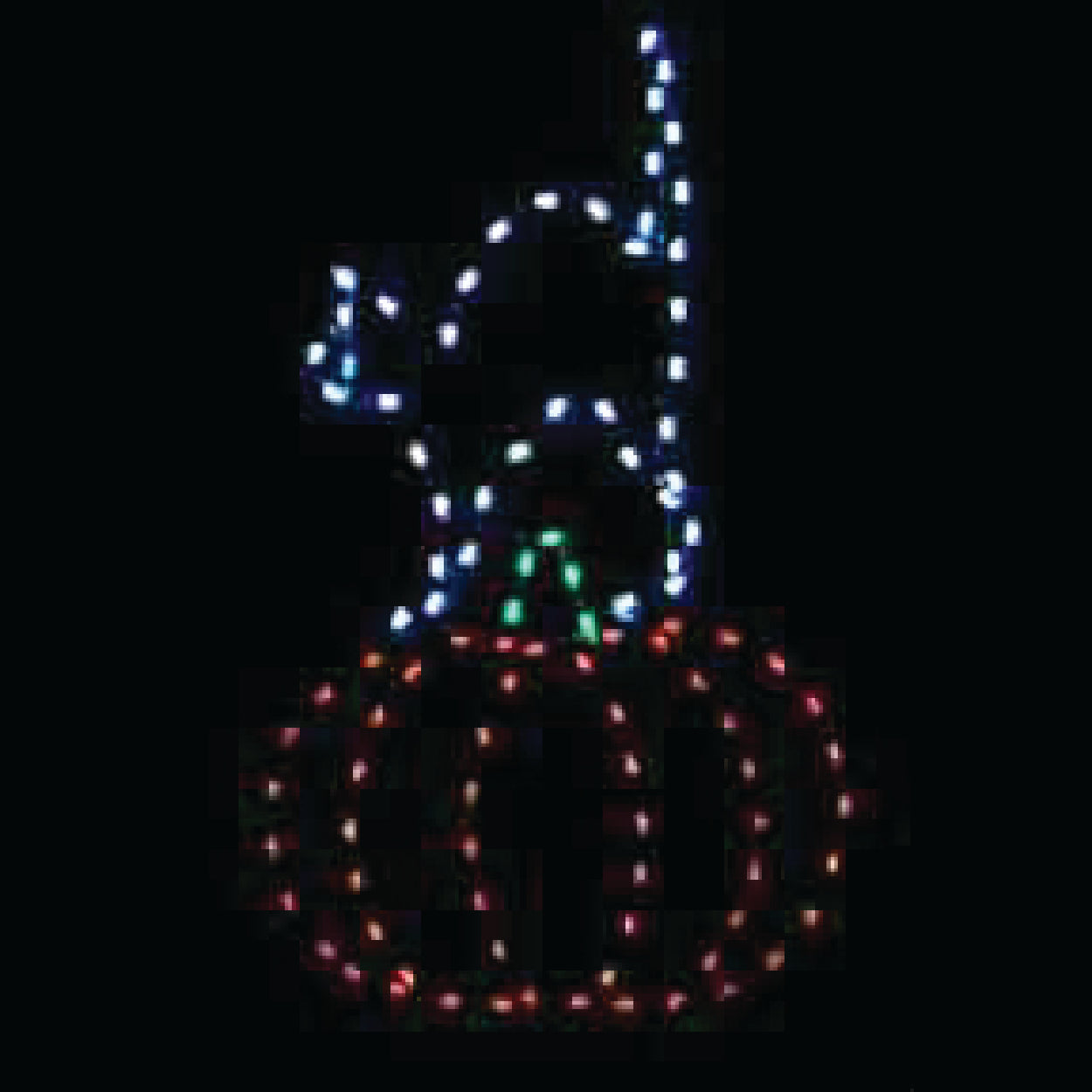 6.5' Cat on Pumpkin Pole Mount Halloween Light Display - Display Sales