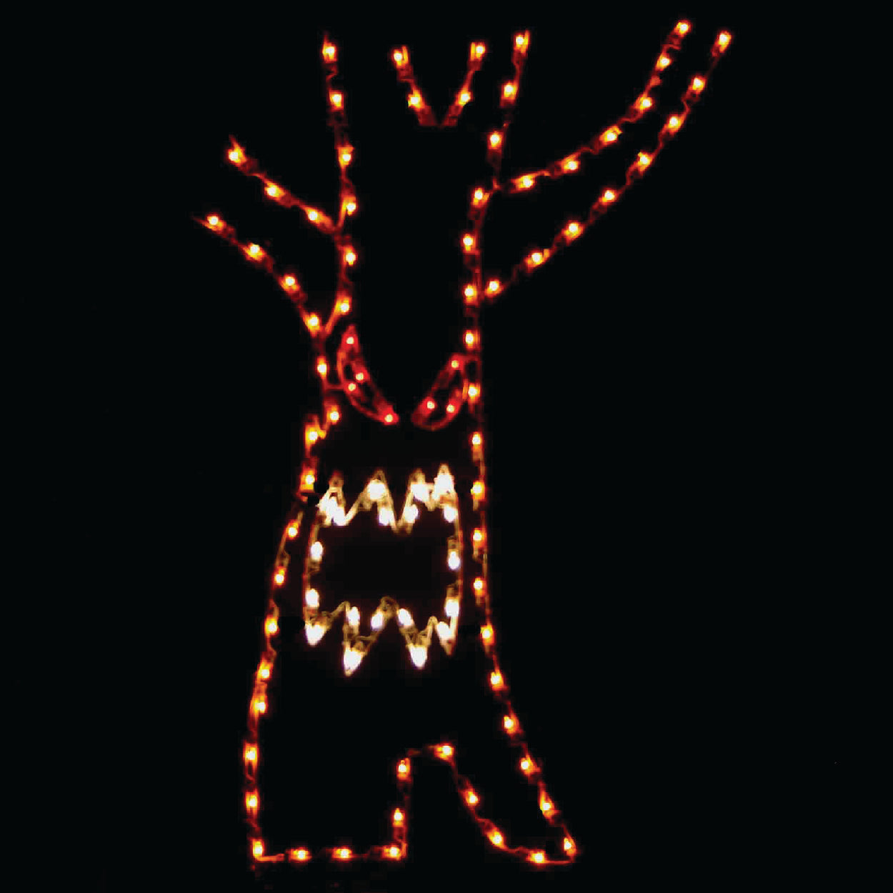 7' Haunted Tree Ground Mount Christmas Decoration | Display Sales