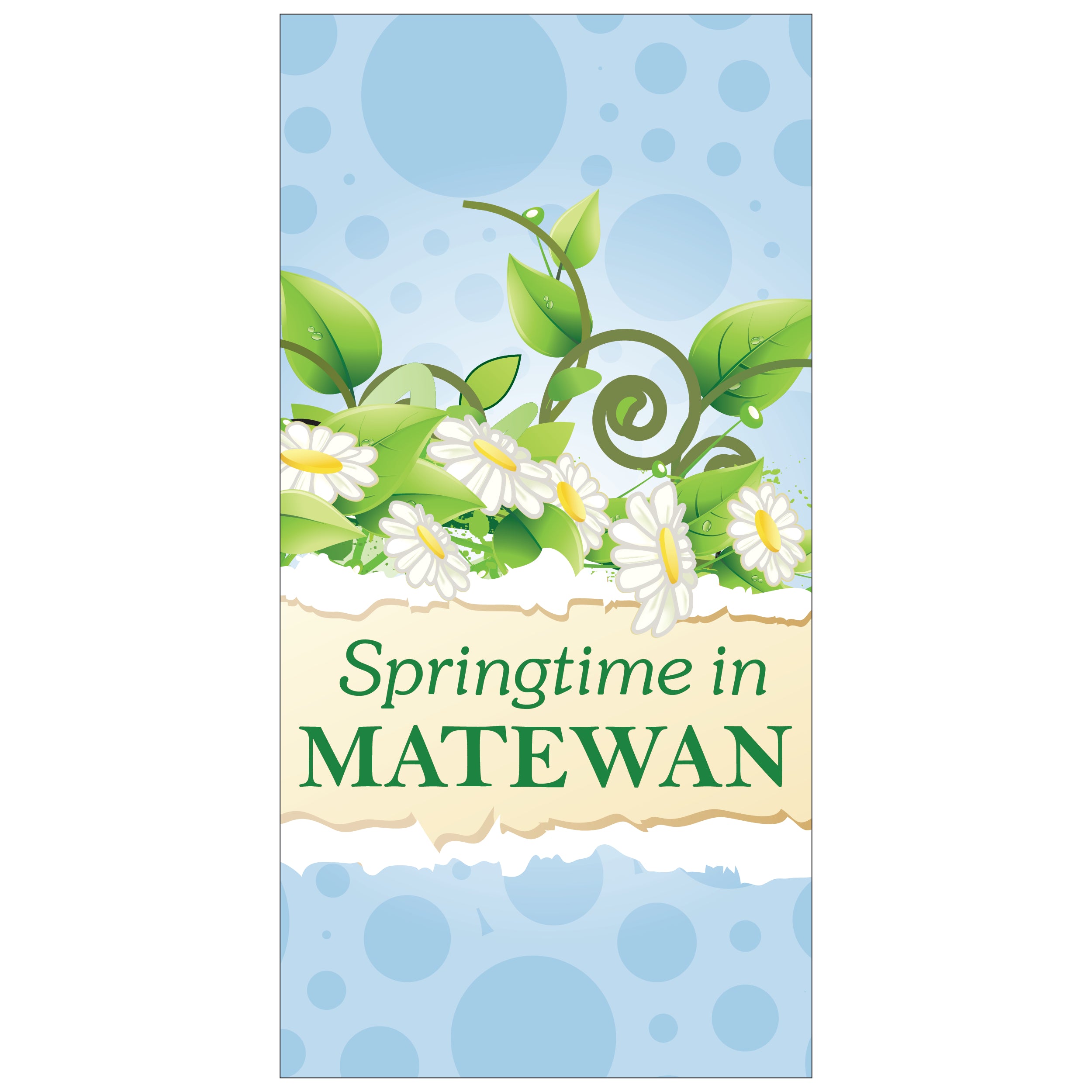 D327 Springtime - Pole Banner – Display Sales