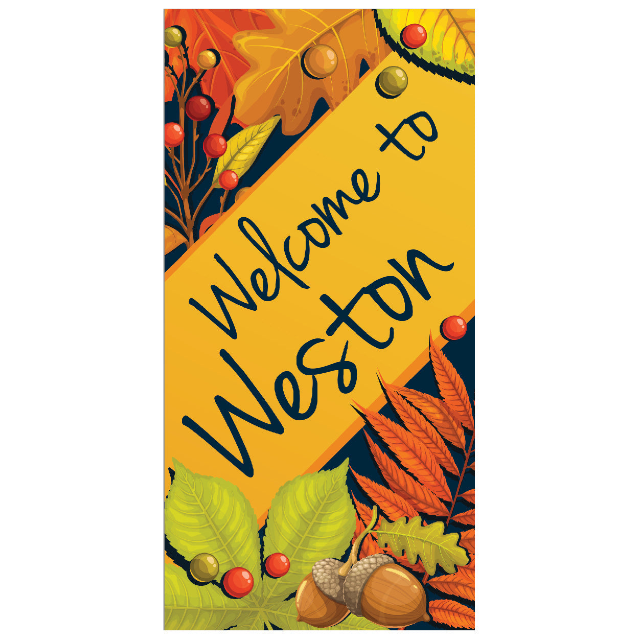 D450 Fall Foliage - Pole Banner – Display Sales