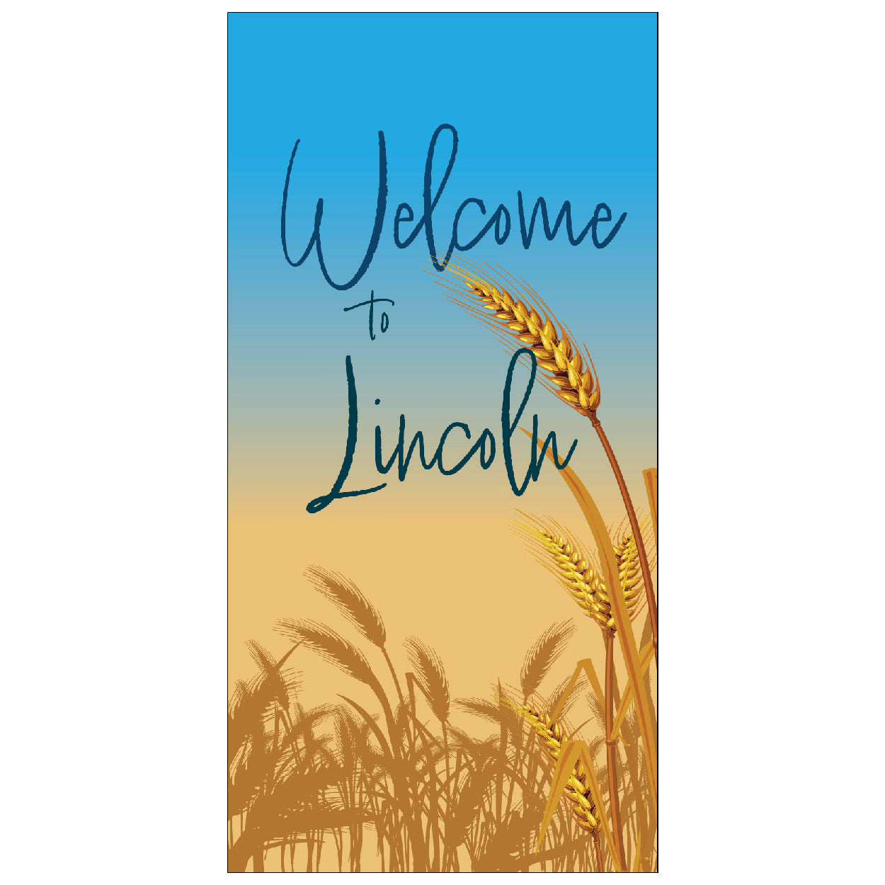D573 Wheat Field - Pole Banner – Display Sales
