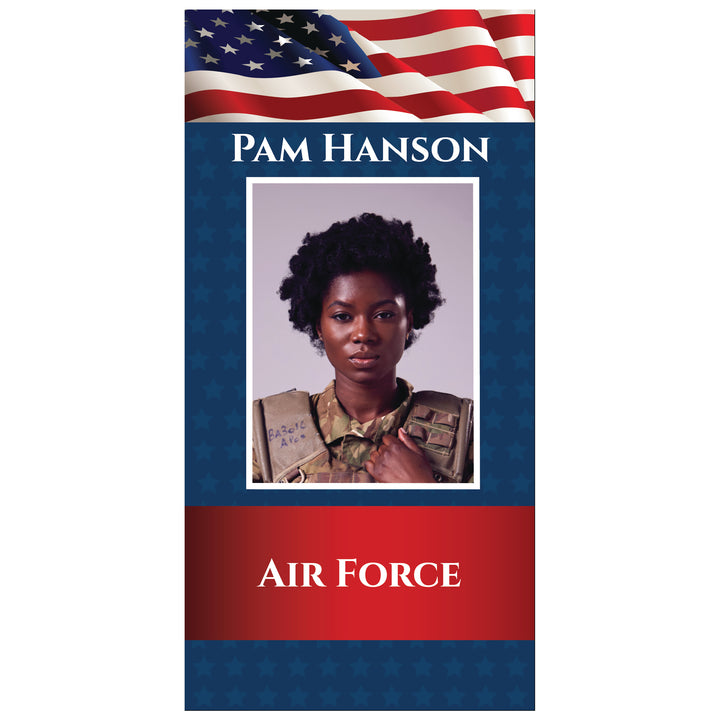 D602 Hometown Hero Field of Stars - Pole Banner – Display Sales
