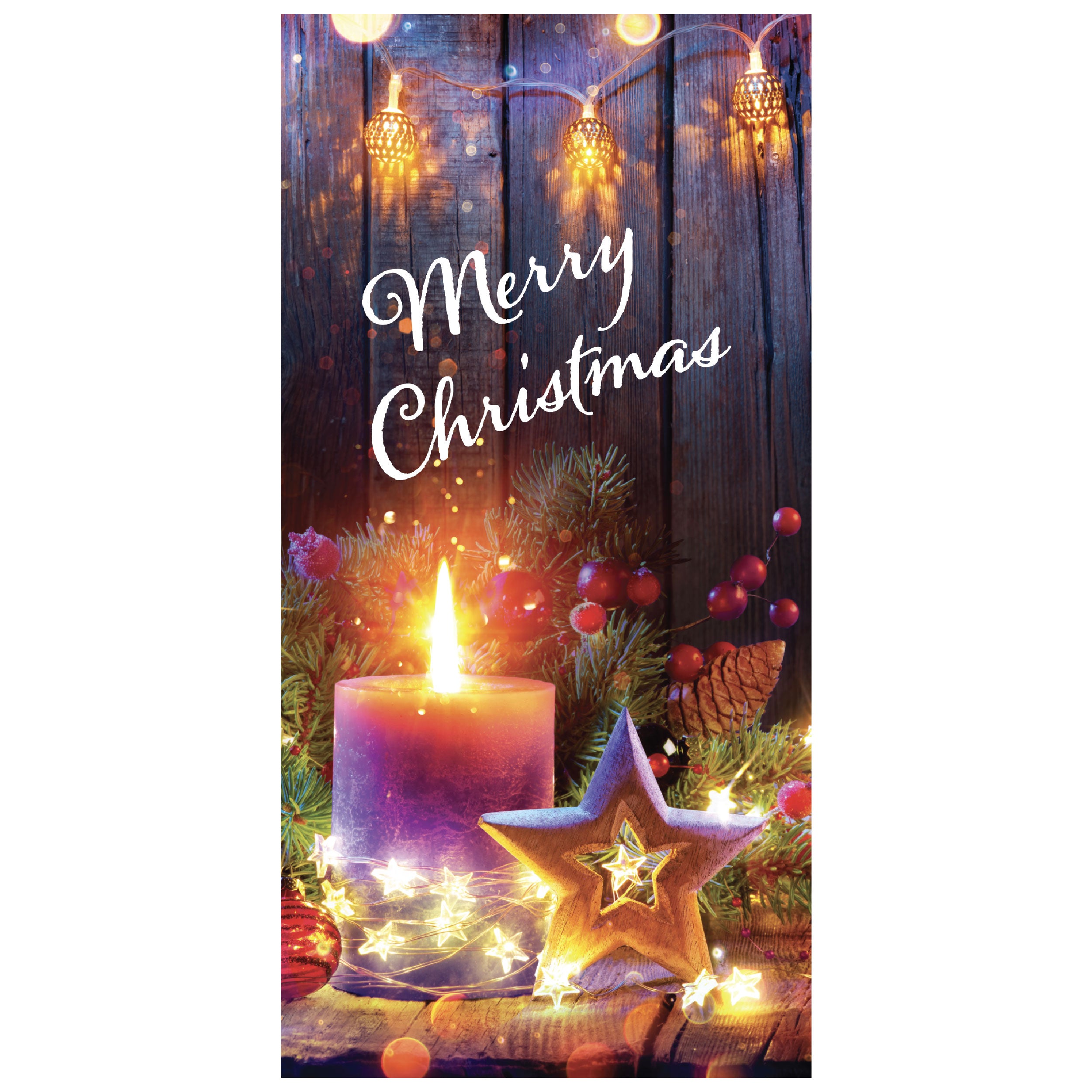 D629 Candle Glow - Pole Banner – Display Sales