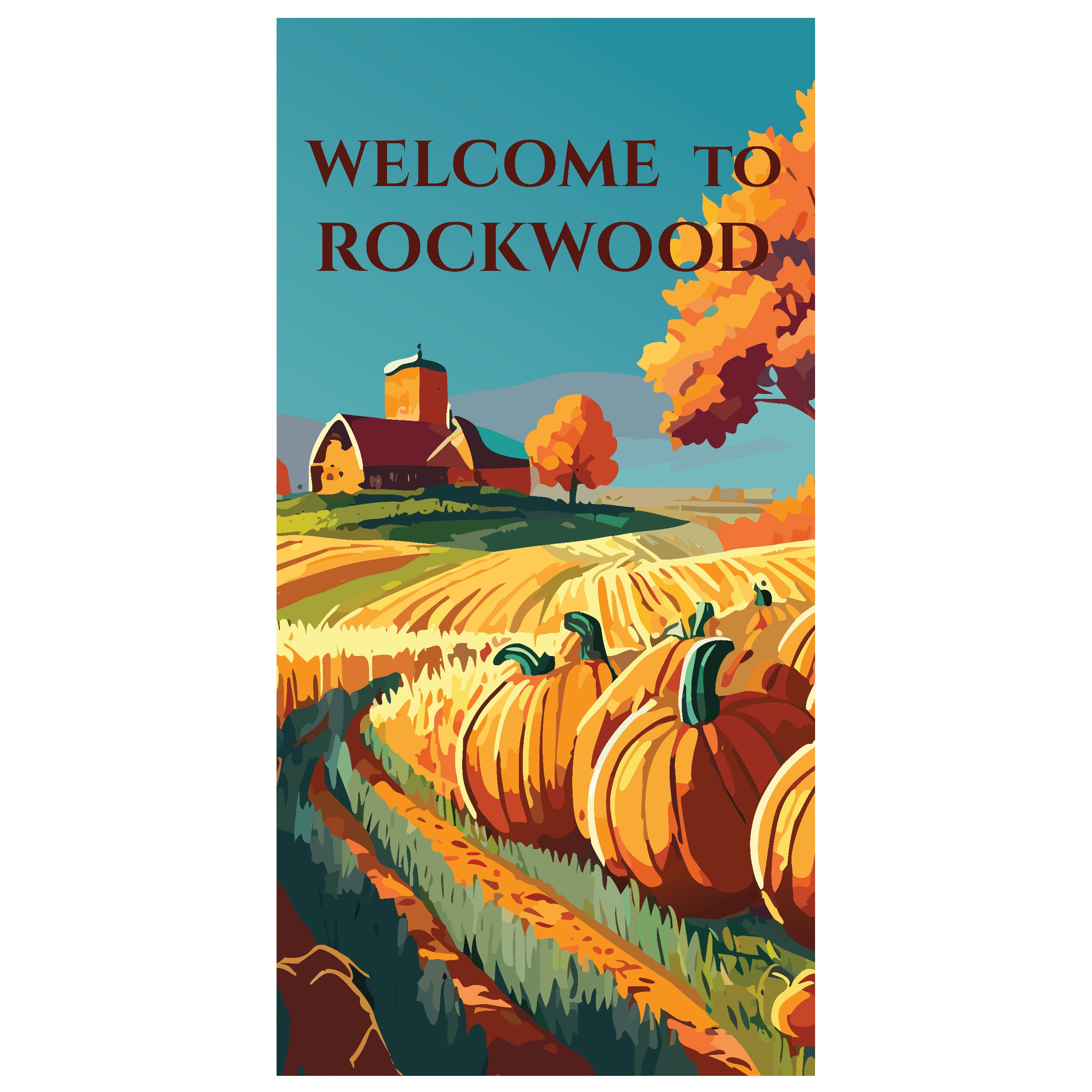D669 Fall Harvest - Pole Banner | Display Sales