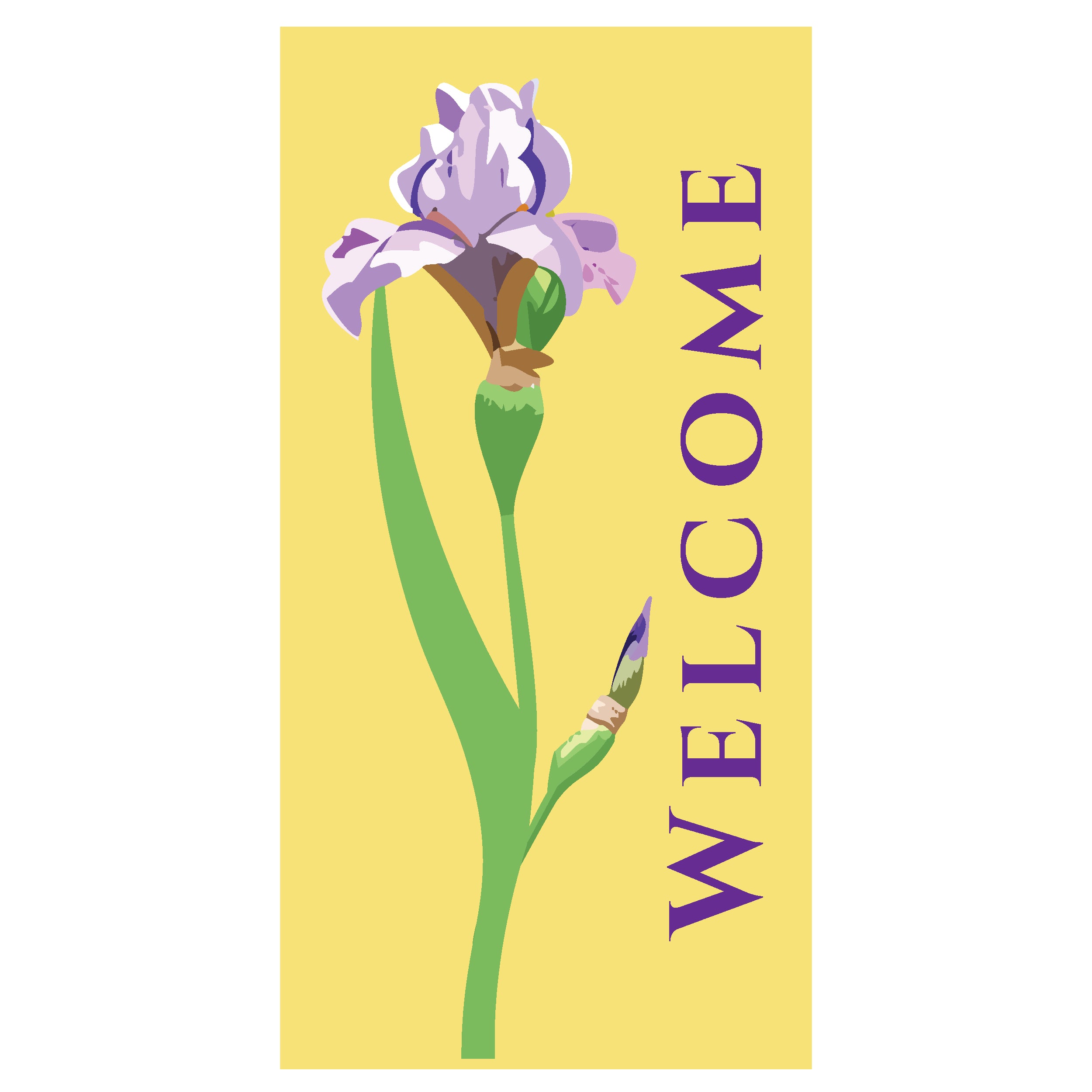 D684 Iris - Pole Banner – Display Sales