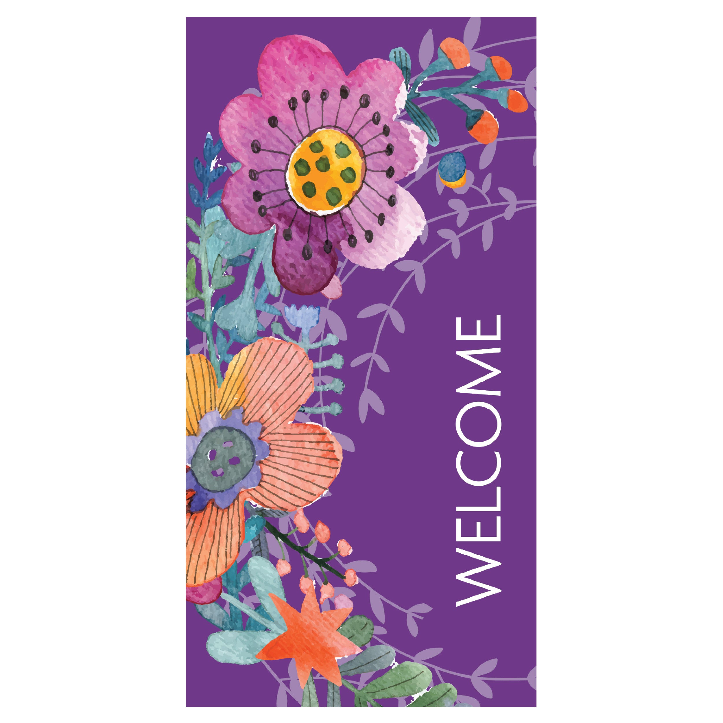 D727 Happy Spring - Pole Banner – Display Sales