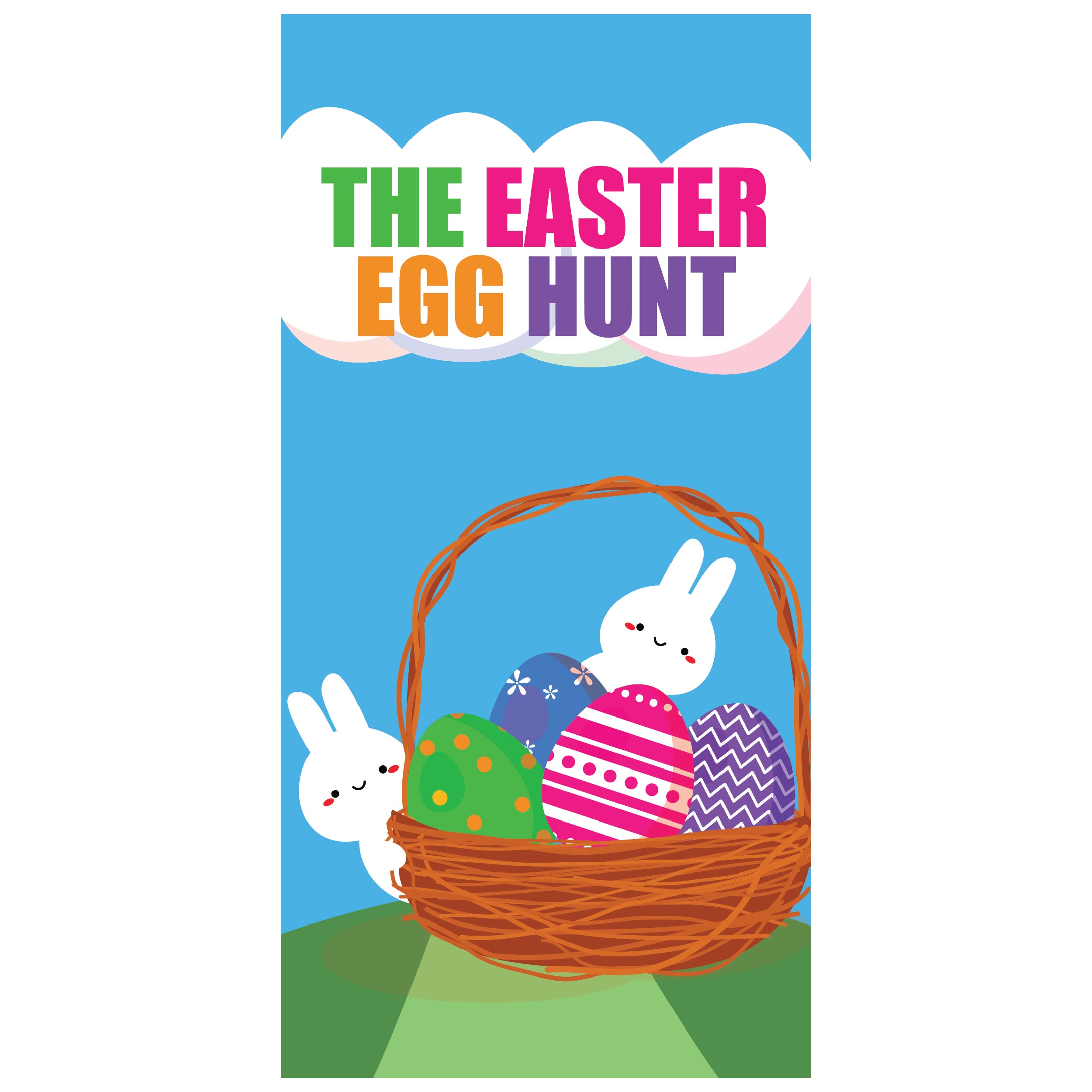 L135 Easter Hunt - Pole Banner – Display Sales