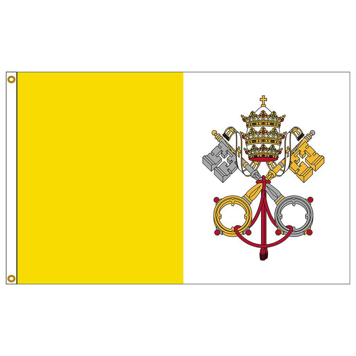 Vatican City Flags - Papal Flags -Nylon - Display Sales