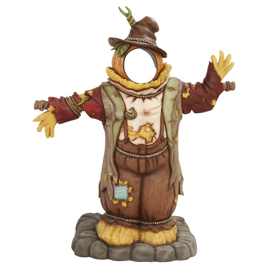 Scarecrow Photo Op - Fiberglass Halloween Decoration - Display Sales