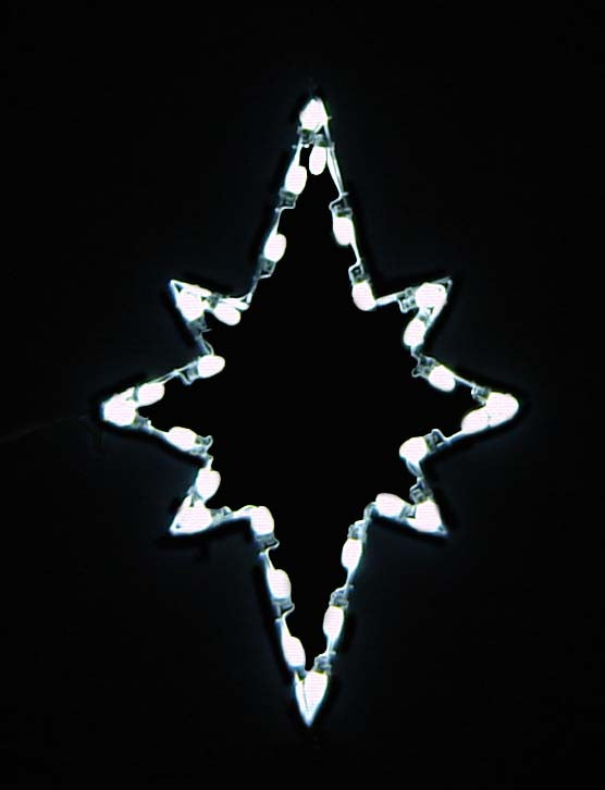 3' Bethlehem LED Star Commercial Tree Topper - Display Sales