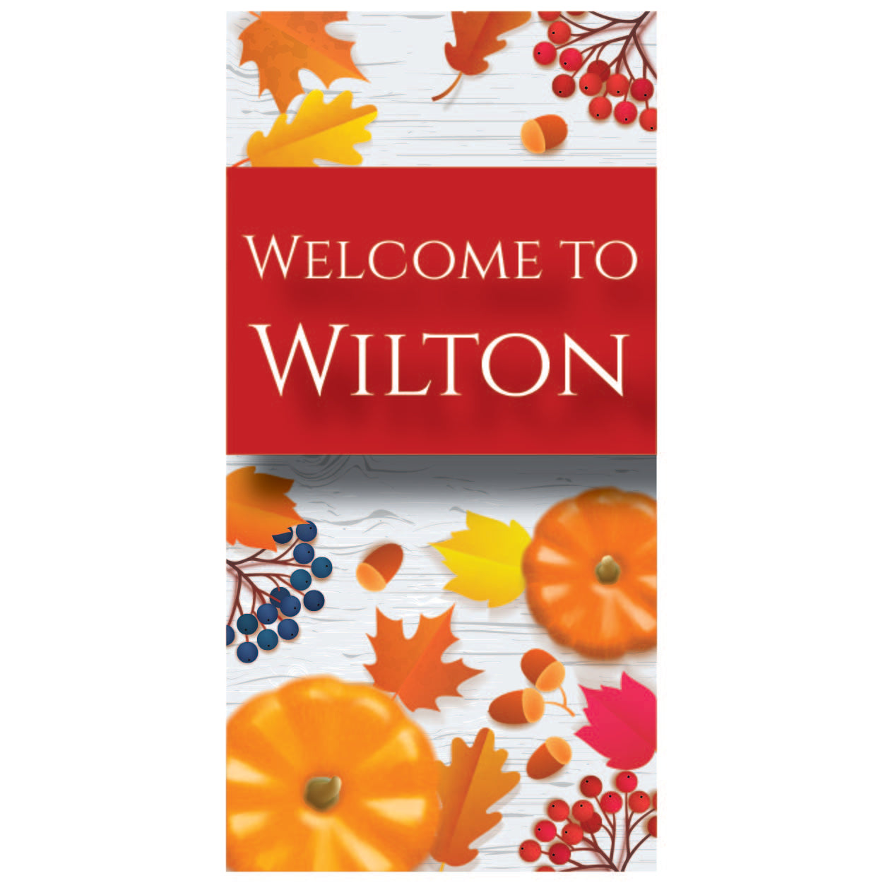 D452 Fall Birch - Pole Banner – Display Sales