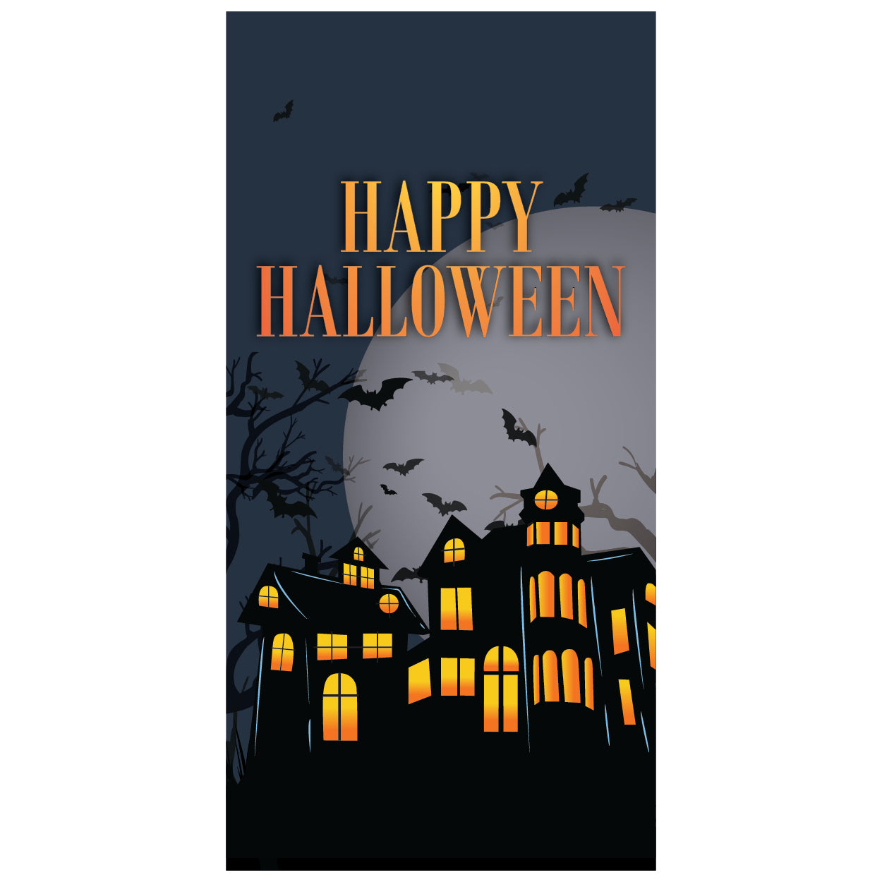 D545 Haunted House - Pole Banner – Display Sales