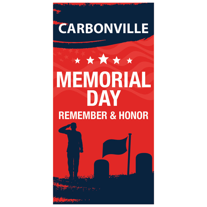 D612 Memorial Day Salute - Pole Banner – Display Sales