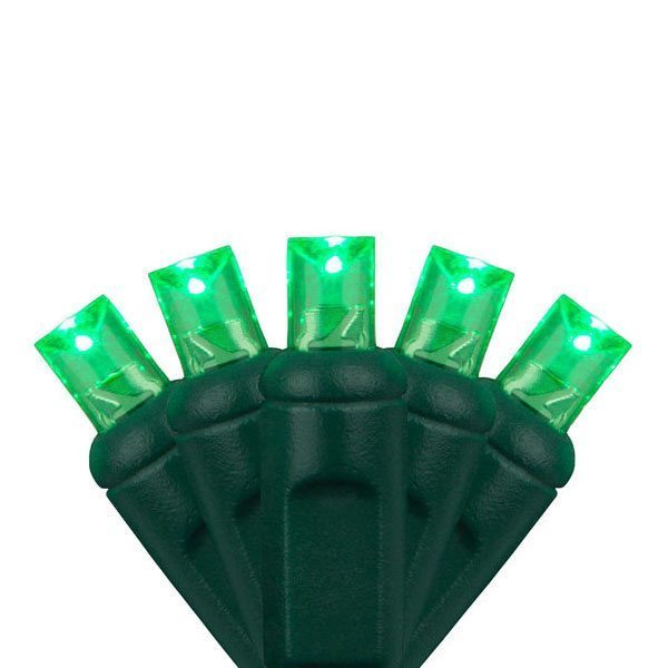 Green Wide Angle LED Mini Light Set | Display Sales