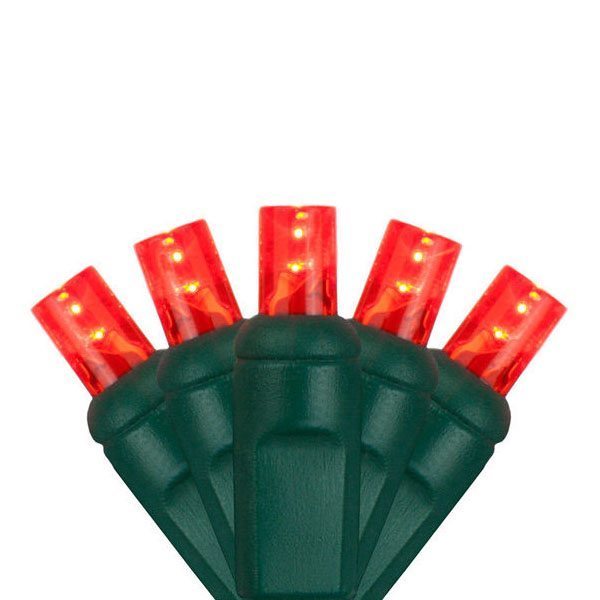 Red Wide Angle LED Mini Light Set | Display Sales